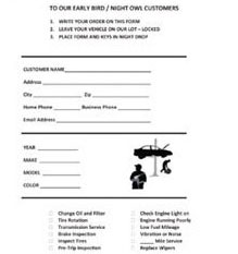 Overnight Drop Off - Kinney's Tire & Auto Service